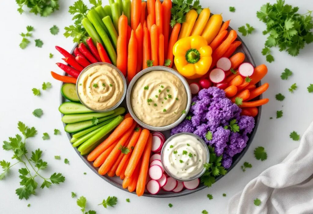 Présentation decoration plateau de crudités : astuces et conseils